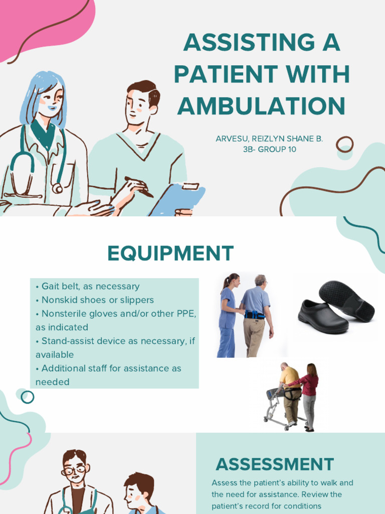 ARVESU - Assisting A Patient With Ambulation | PDF