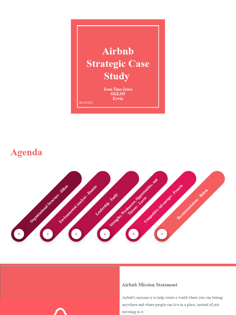 Team Time Zones Executive Presentation | PDF | Airbnb | Competitive ...