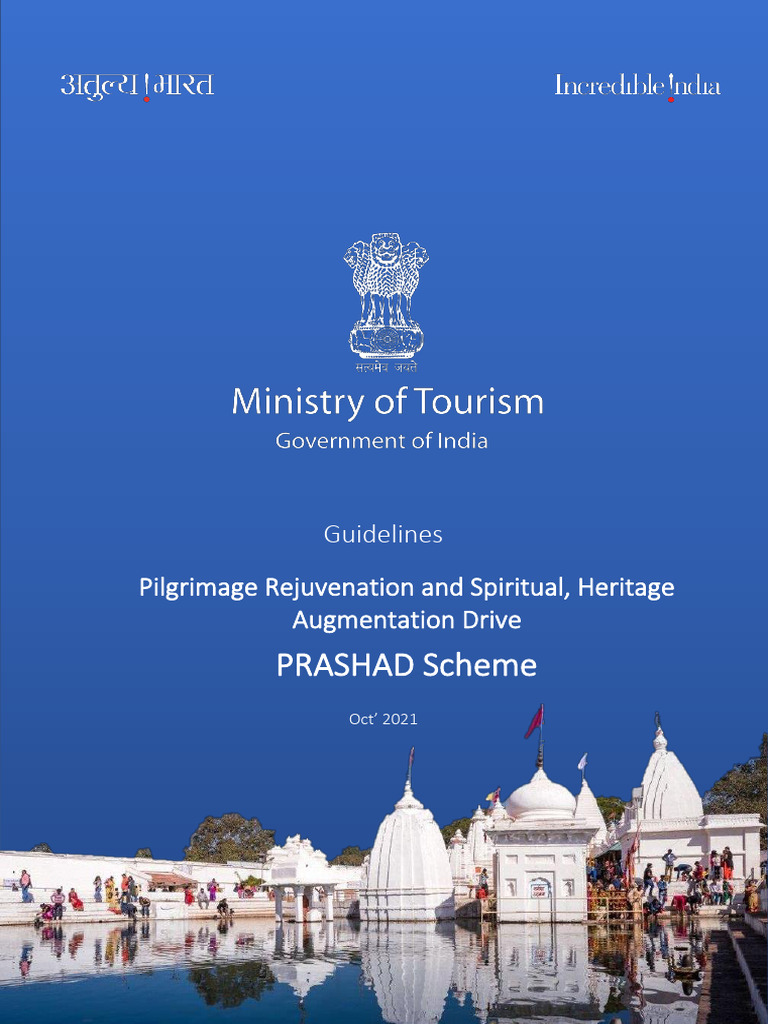 PRASHAD Scheme Guidelines Overview | PDF | Tourism | Cultural Heritage