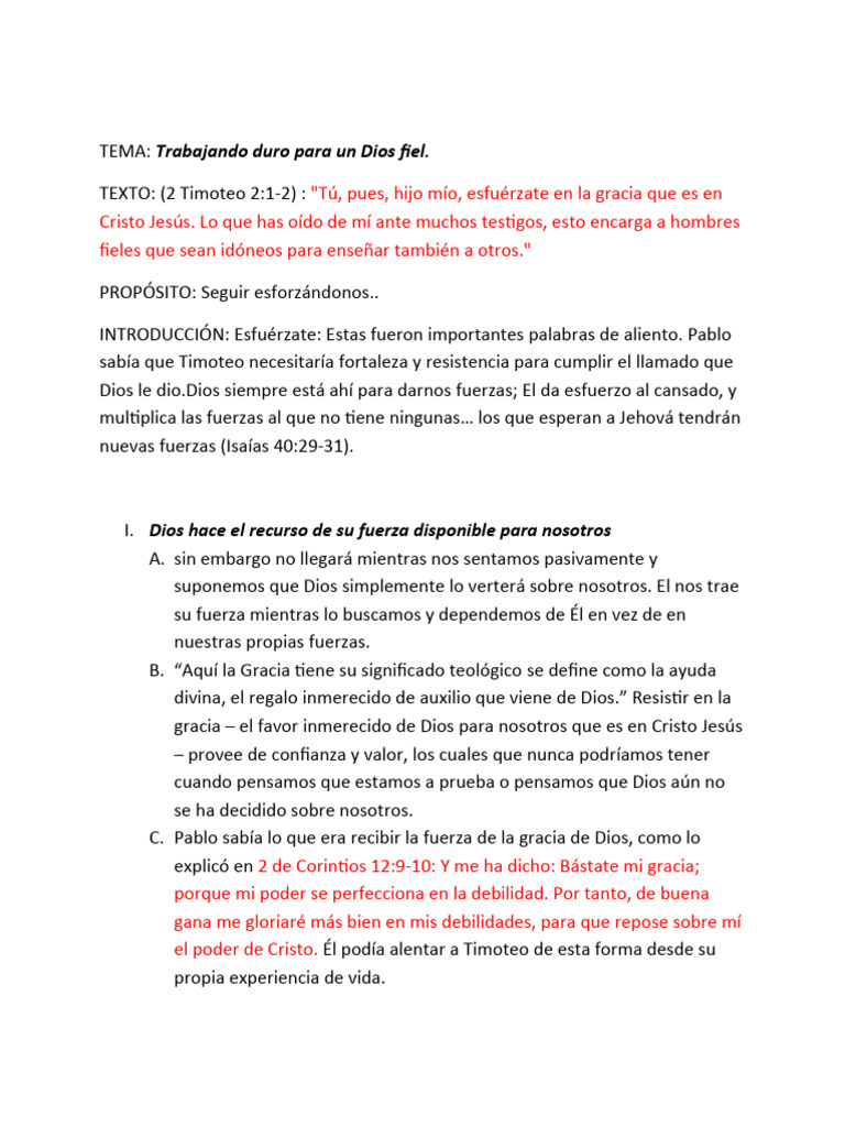 TEMA - Trabajando Duro | PDF