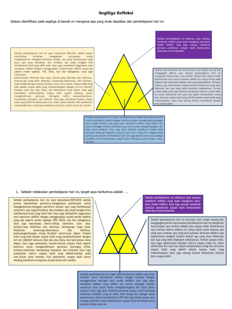 Model Segitiga | PDF