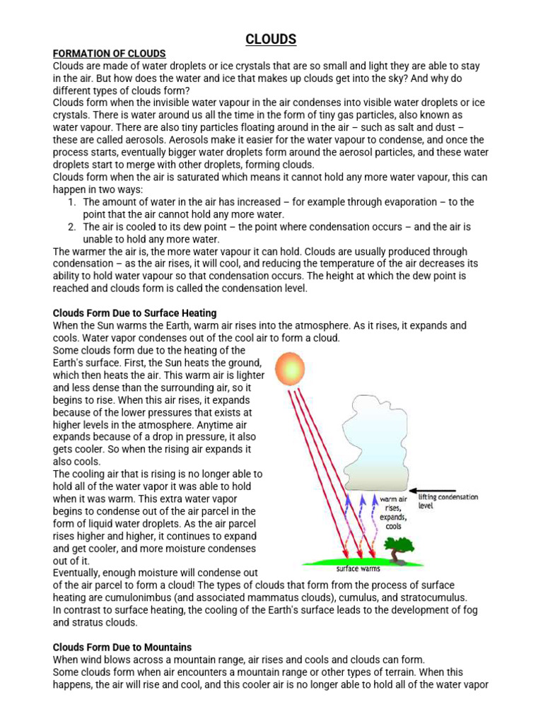 CLOUDS | PDF | Cloud | Atmosphere Of Earth