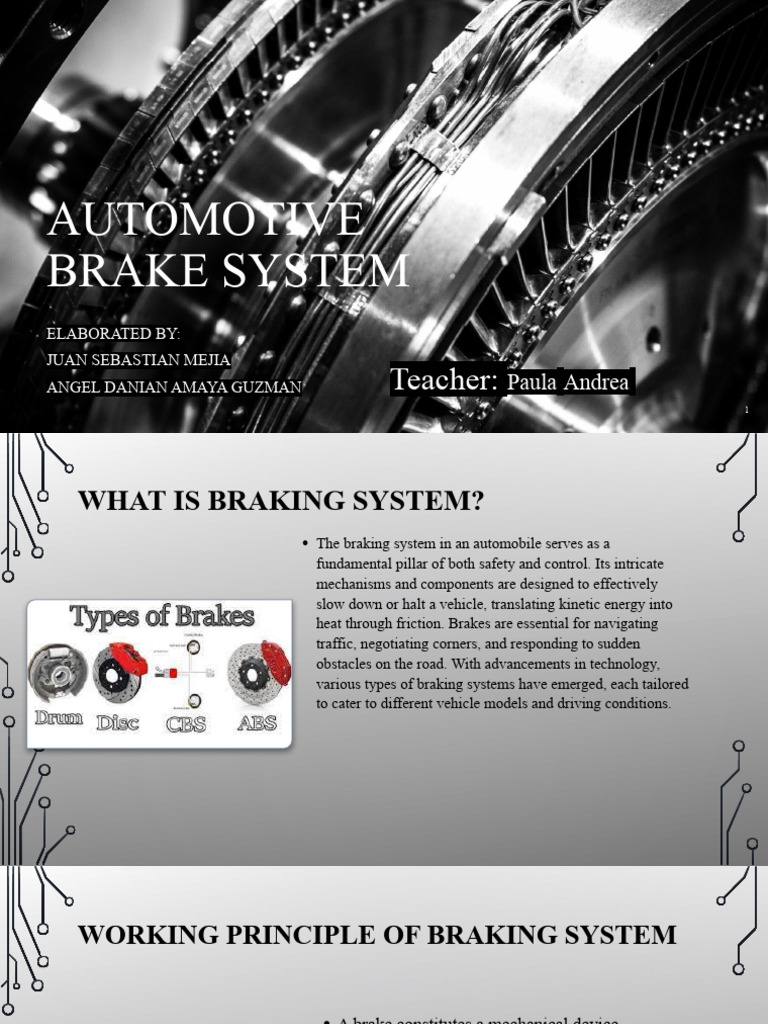 Automotive Brake Systems Guide | PDF | Brake | Anti Lock Braking System