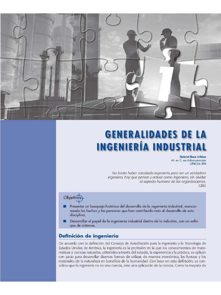 Introduccion A La Ingenieria Industrial Pdf
