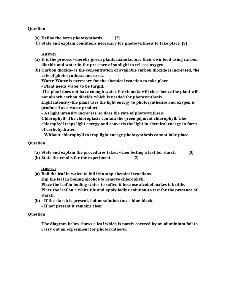 Photosynthesis | PDF | Photosynthesis | Leaf Photosynthesis | PDF | Photosynthesis | Leaf