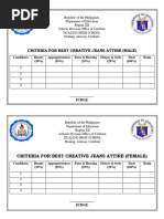 MR and Ms. Intrams Guidelines | PDF