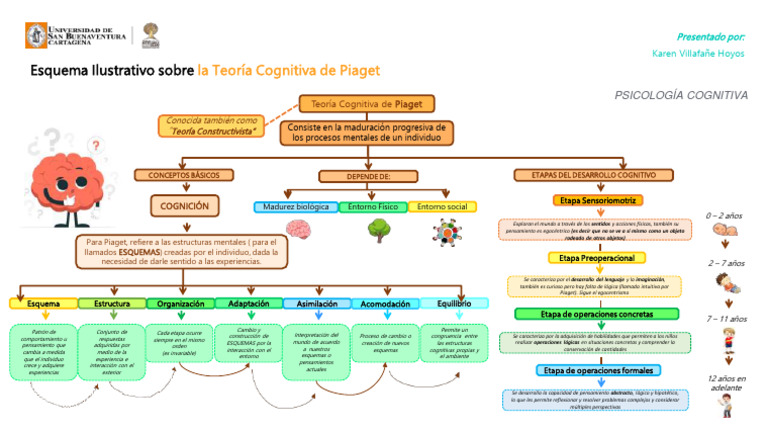 Esquema Ilustrativo de Psicologia | Descargar gratis PDF | Pensamiento | Esquema (psicología)