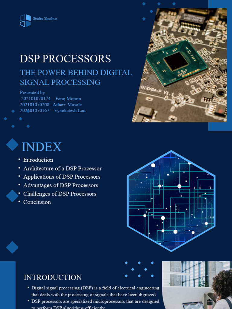 DSP Processors | PDF | Digital Signal Processor | Digital Signal Processing