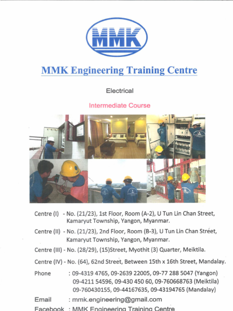MMK Electrical Intermediate Course1 | PDF