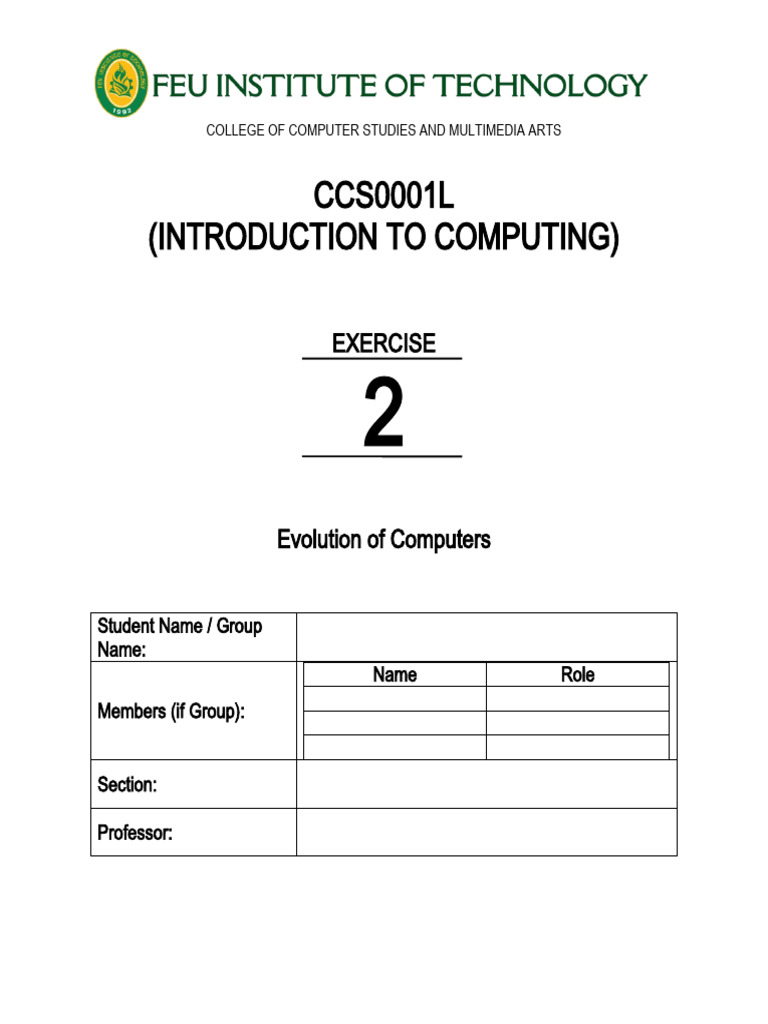 (M2-TECHNICAL) Introduction To Computer | PDF | Computing