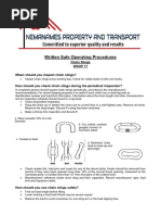 Rigging Equipment Inspection Checklist | PDF | Rope | Wire