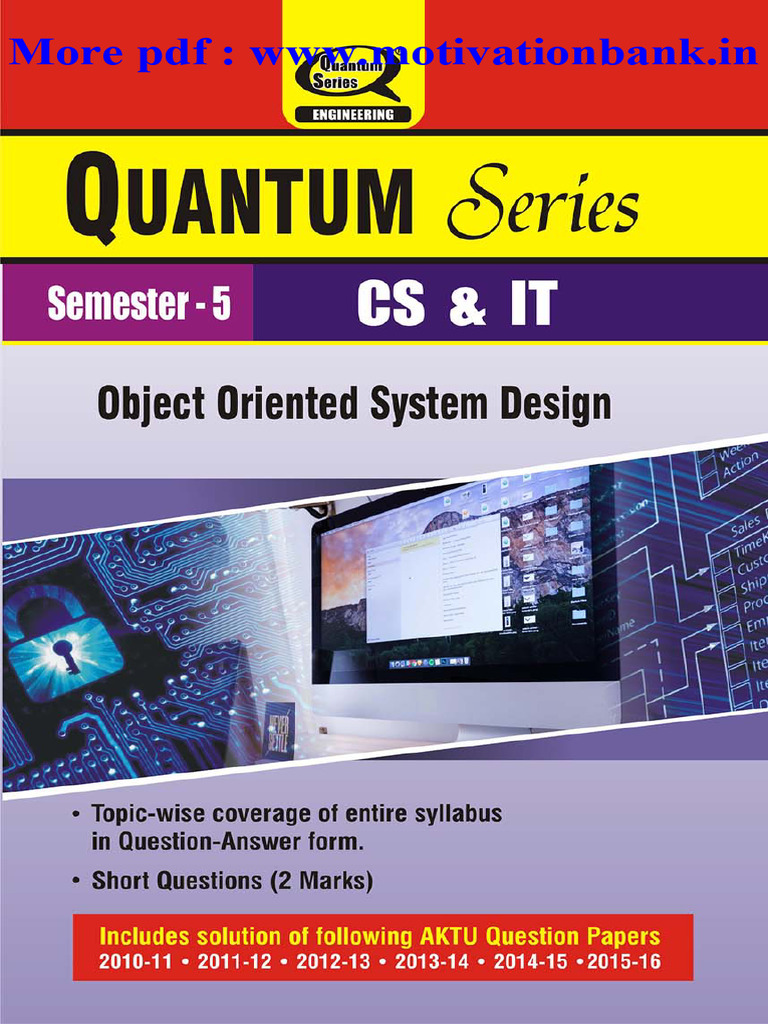 Object Oriented System Quantum Pdf Object Oriented Programming Method Computer Programming