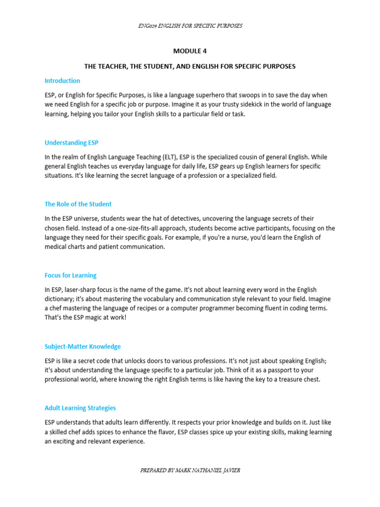 Eng029 - Module 4 (Reviewer) | PDF