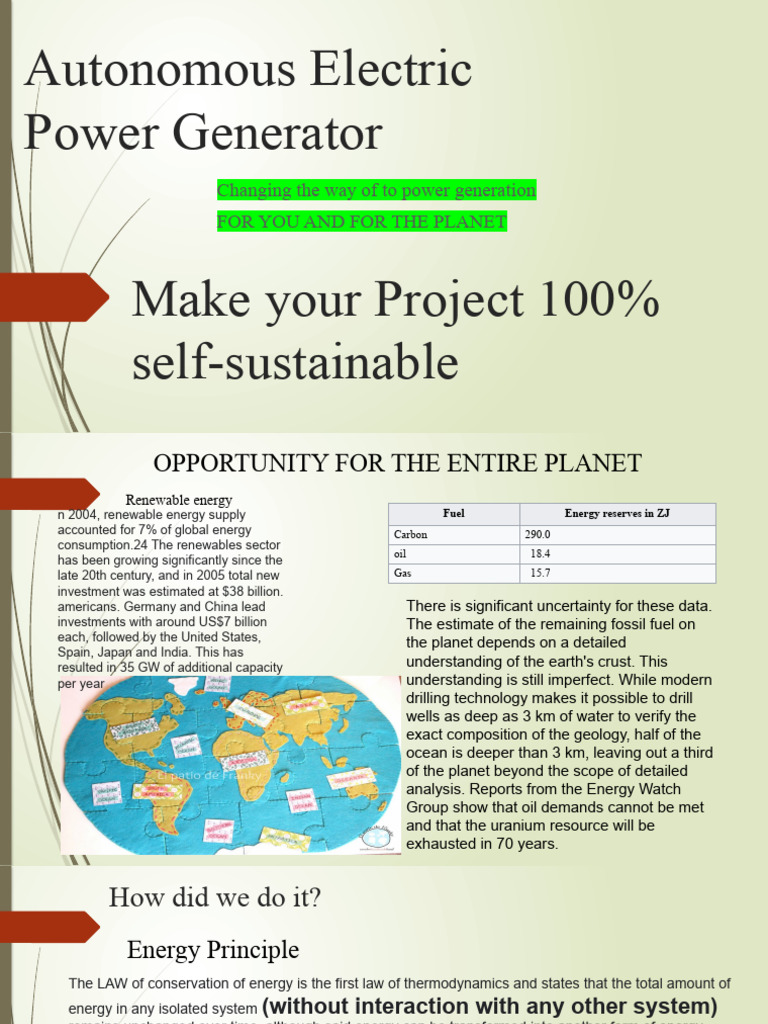 Autonomous Electric Generator - 3 | PDF | Alternating Current ...