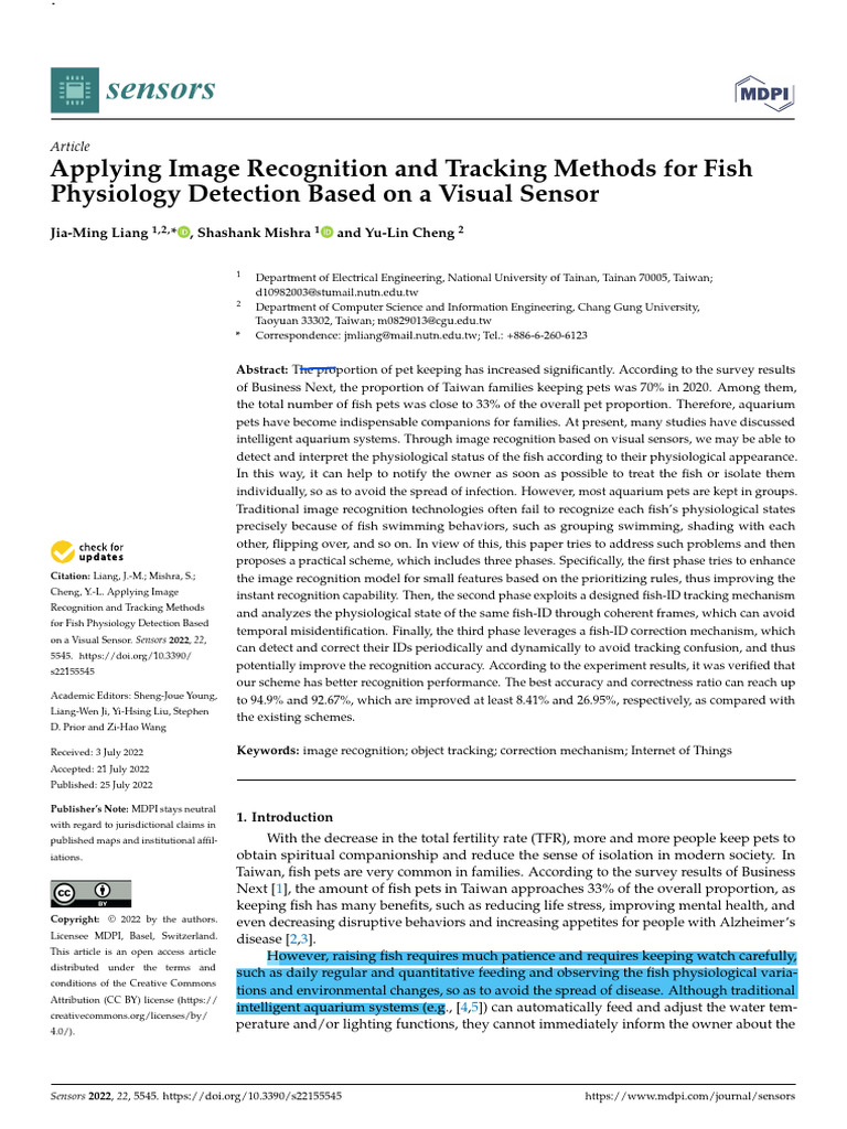 Sensors 22 05545 v2 | PDF