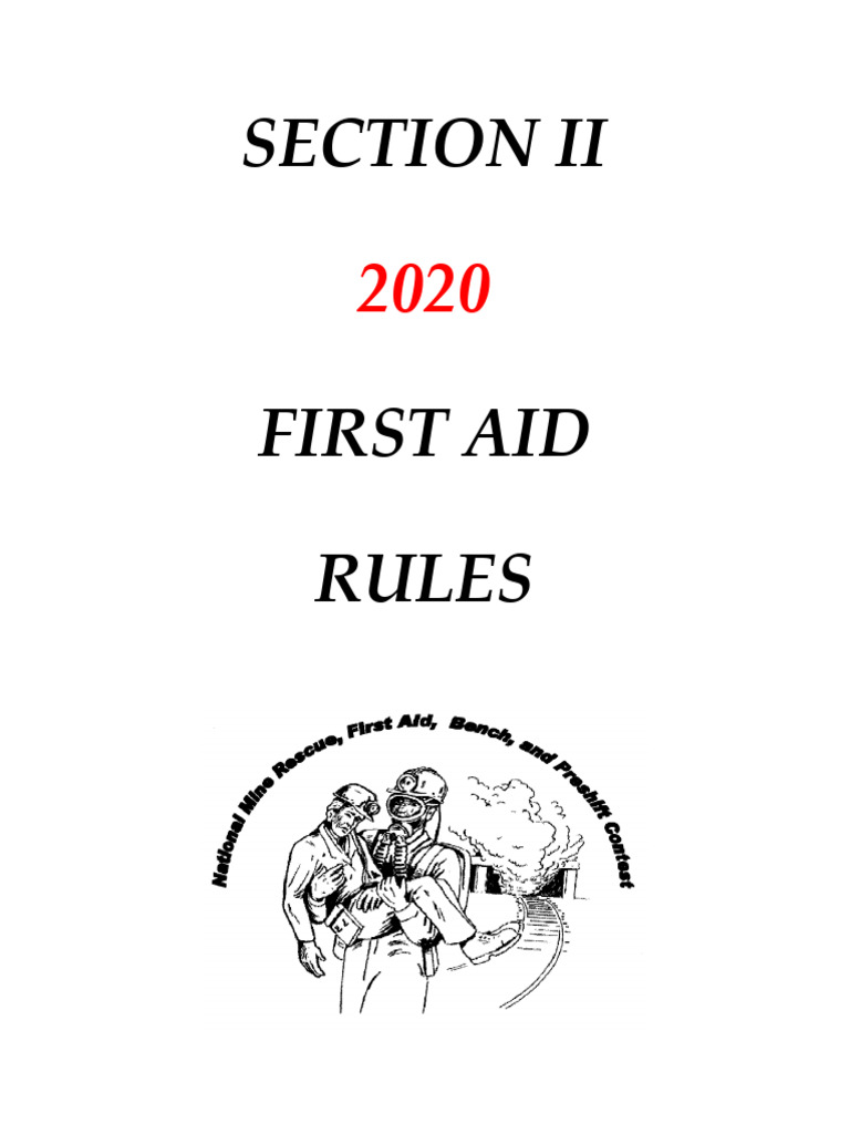 2020 First Aid Rules | Download Free PDF | Cardiopulmonary ...