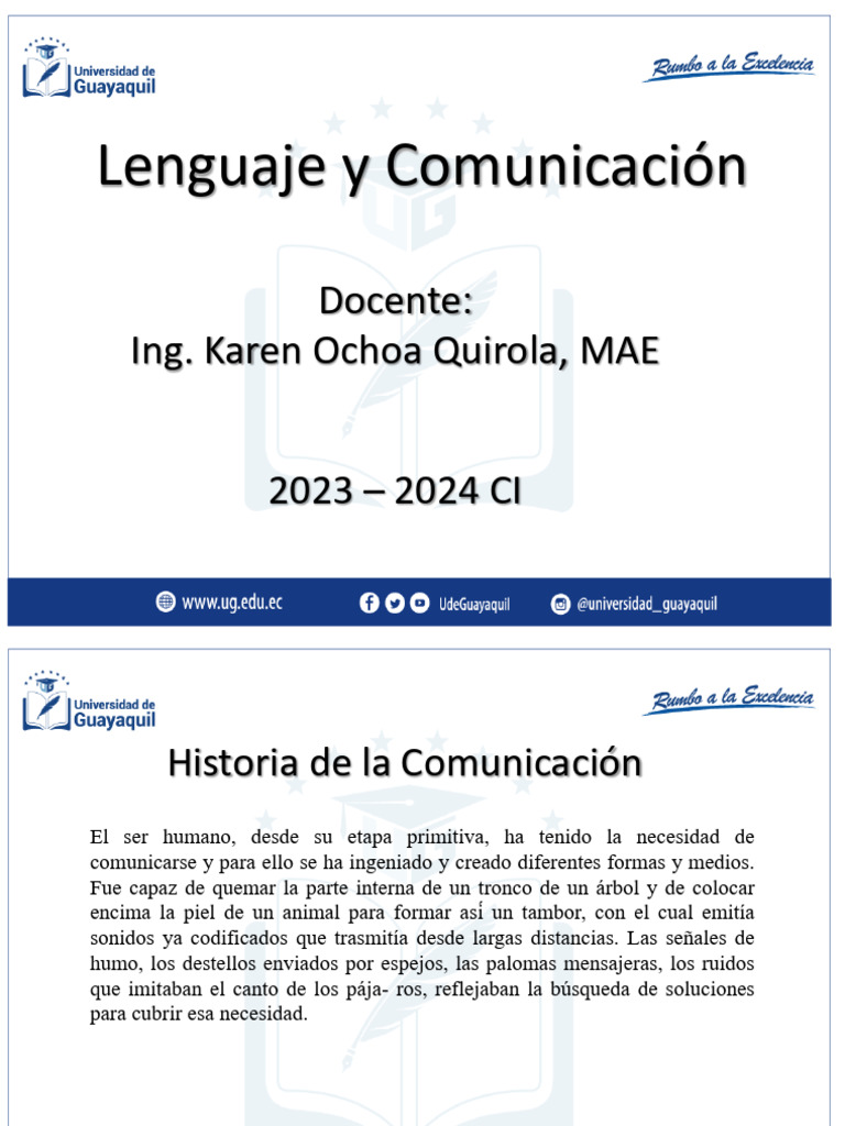Lenguaje Clase 1 | PDF