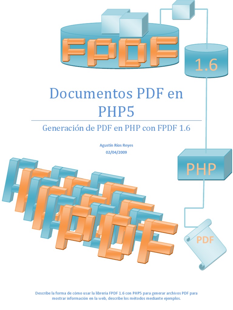 Generacion de PDF en PHP Con FPDF | PDF | Formato de Documento Portable ...