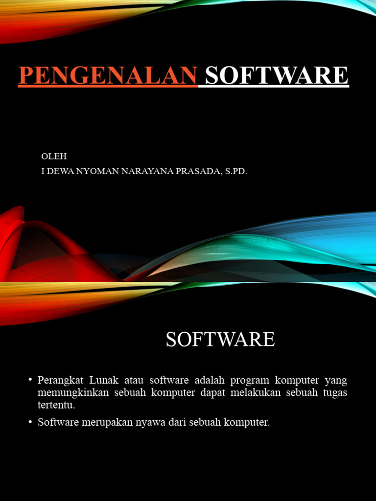 Pengenalan Software | PDF