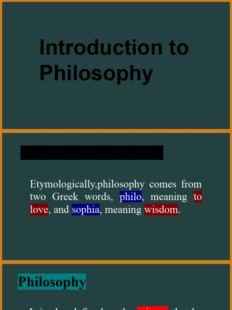 Intro To Philo Week 1-2 | PDF | Reason | Principle