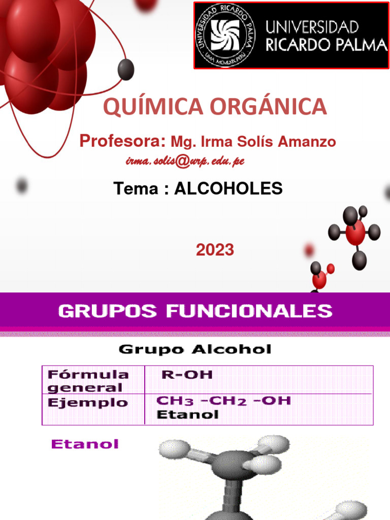 Q.O. - Alcoholes | PDF | Hidróxido de sodio | Sustancias químicas