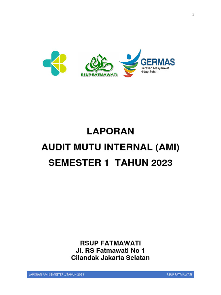 LAPORAN Audit Mutu Internal | PDF | Karier & Perkembangan