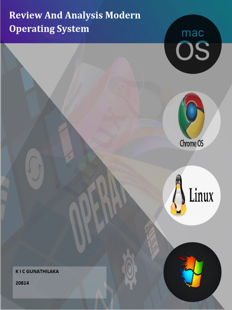 Operating Systems Assignment Final Pdf Microsoft Windows Operating System 