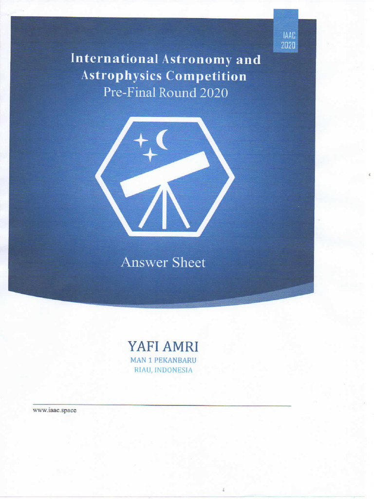 IAAC Pre Final Round 2020 Sol1 | PDF