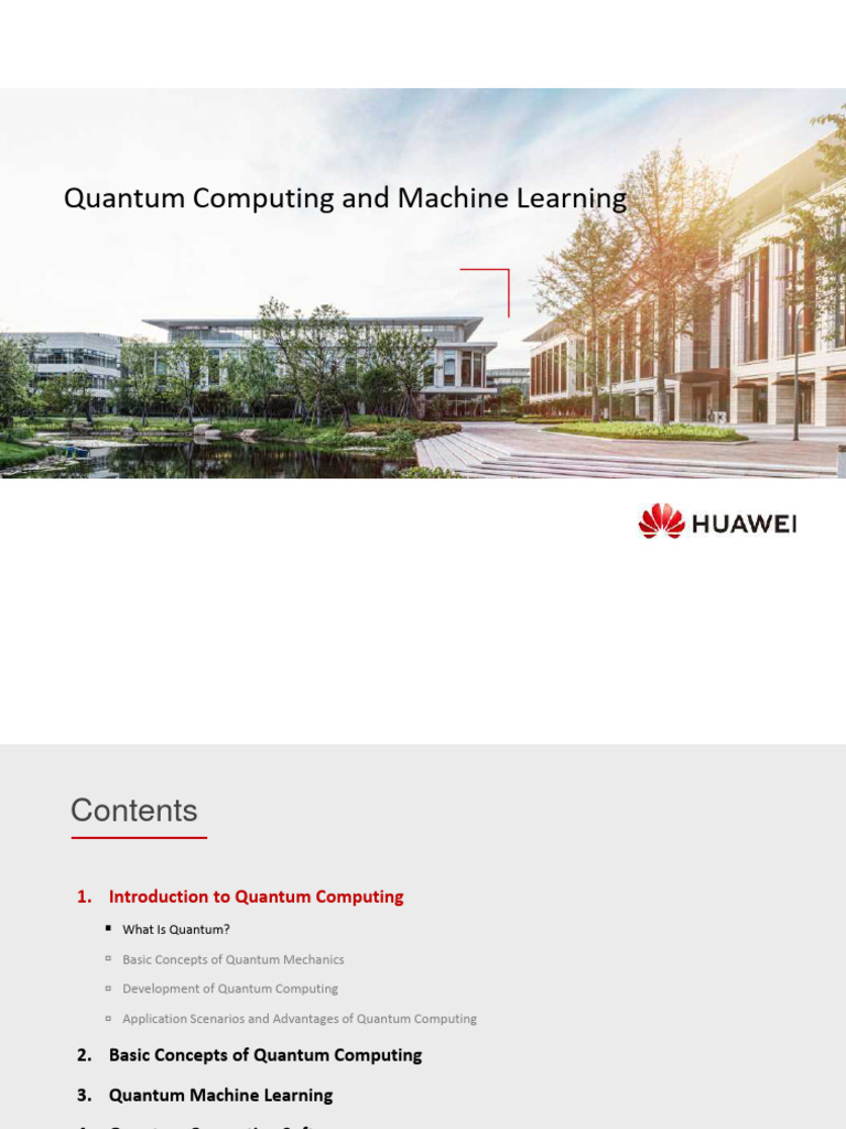 6.2 Quantum Computing and Machine Learning v3.5 | PDF | Quantum Computing | Quantum Mechanics