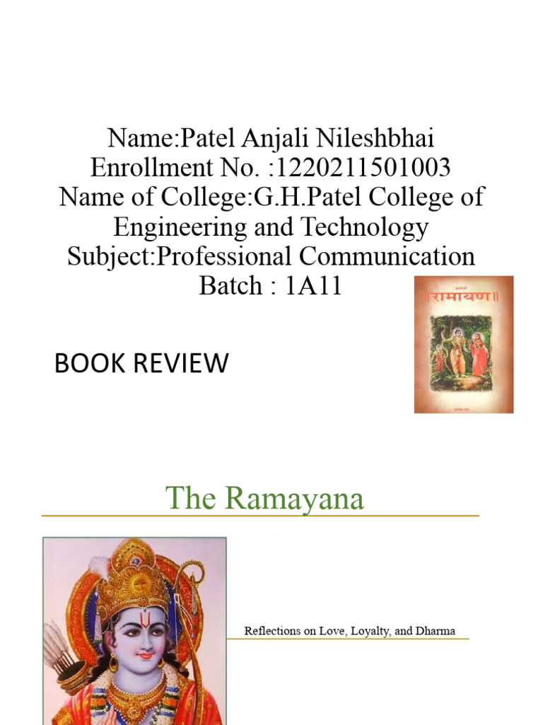 The+Ramayana+ (The+Way+of+Rama) (10 Files Merged) | PDF | Rama | Ramayana