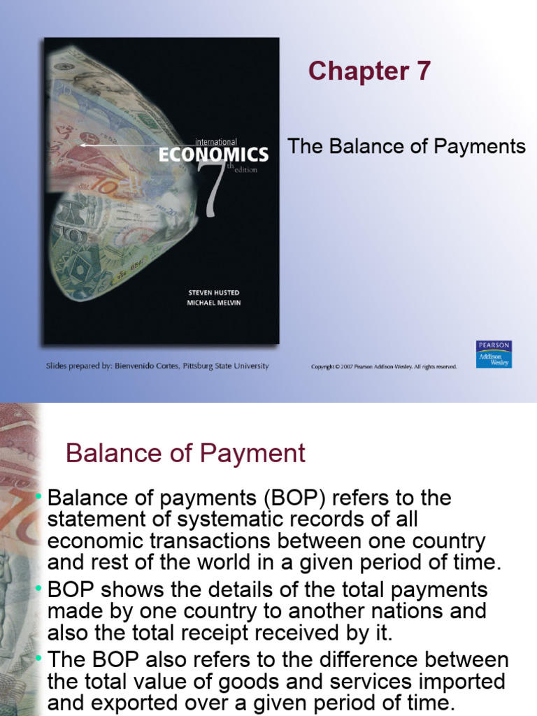 Chapter 7 Balance of Payment | PDF | Balance Of Payments | Debits And ...