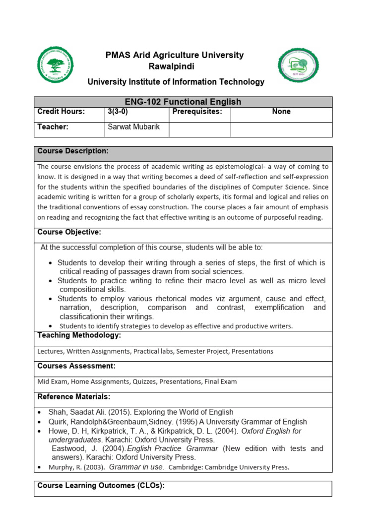 English Courses | PDF | Clause | Verb