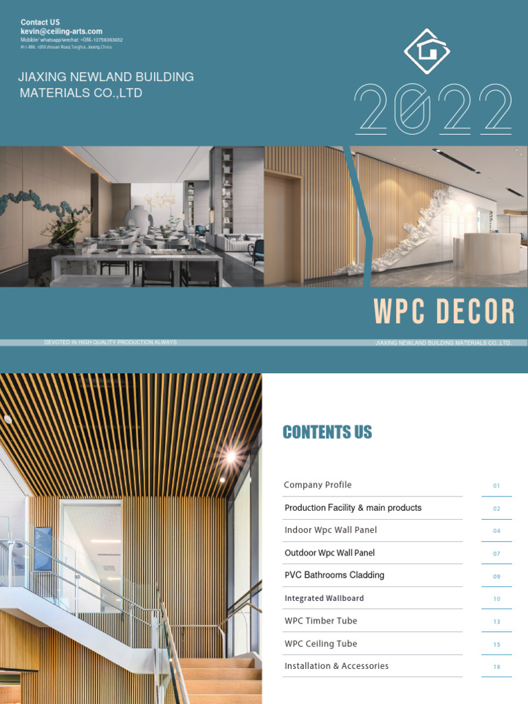 Newland WPC Catalogue | PDF | Building Engineering | Building Materials