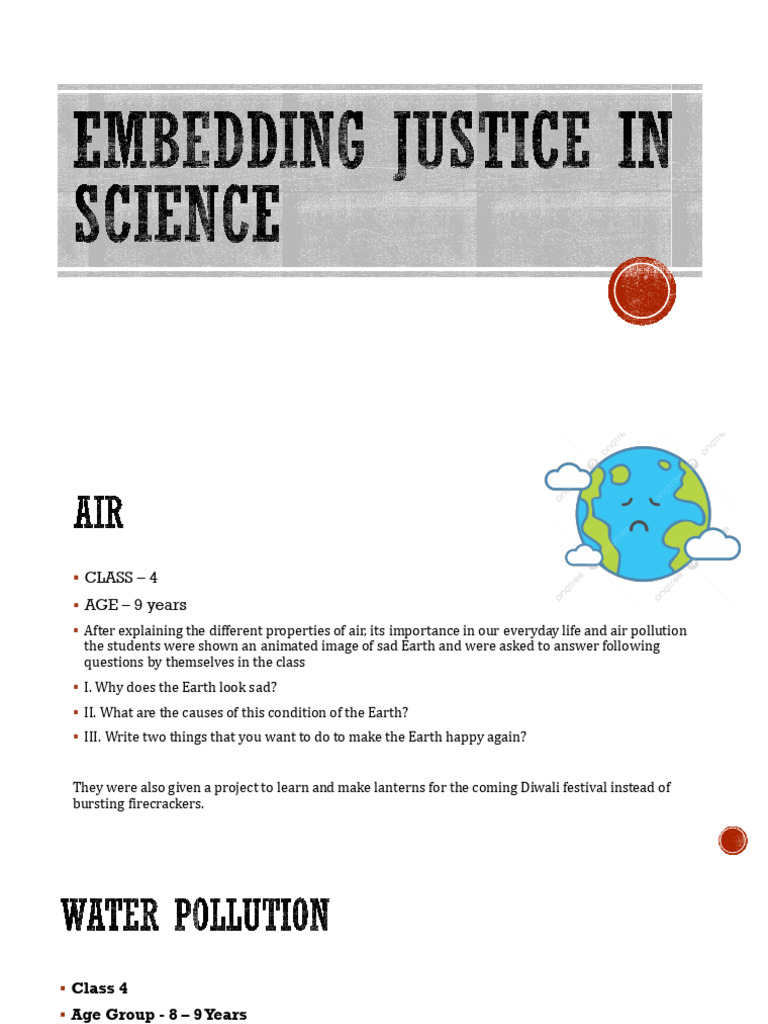 Embedding Justice in SCIENCE | PDF | Ecosystem | Water