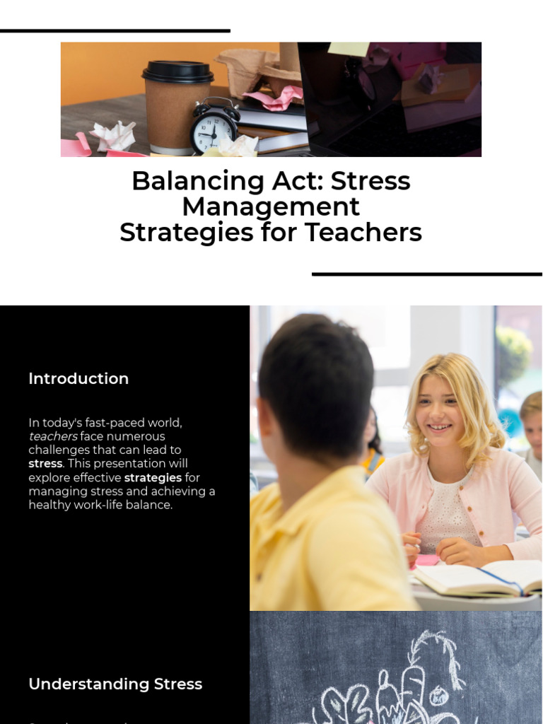 Stress Management for Teachers | PDF | Stress (Biology) | Stress Management