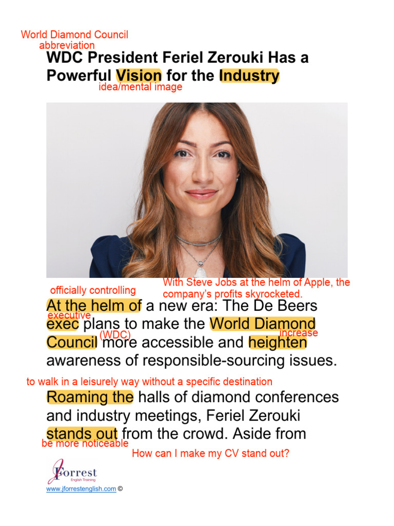 WDC President Article Review by JForrest English | PDF | Self-Improvement