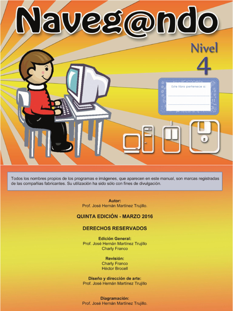 Folleto Navegando Nivel 4 | PDF | Ventana (informática) | Página web