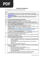 APS Documents' Checklist | PDF