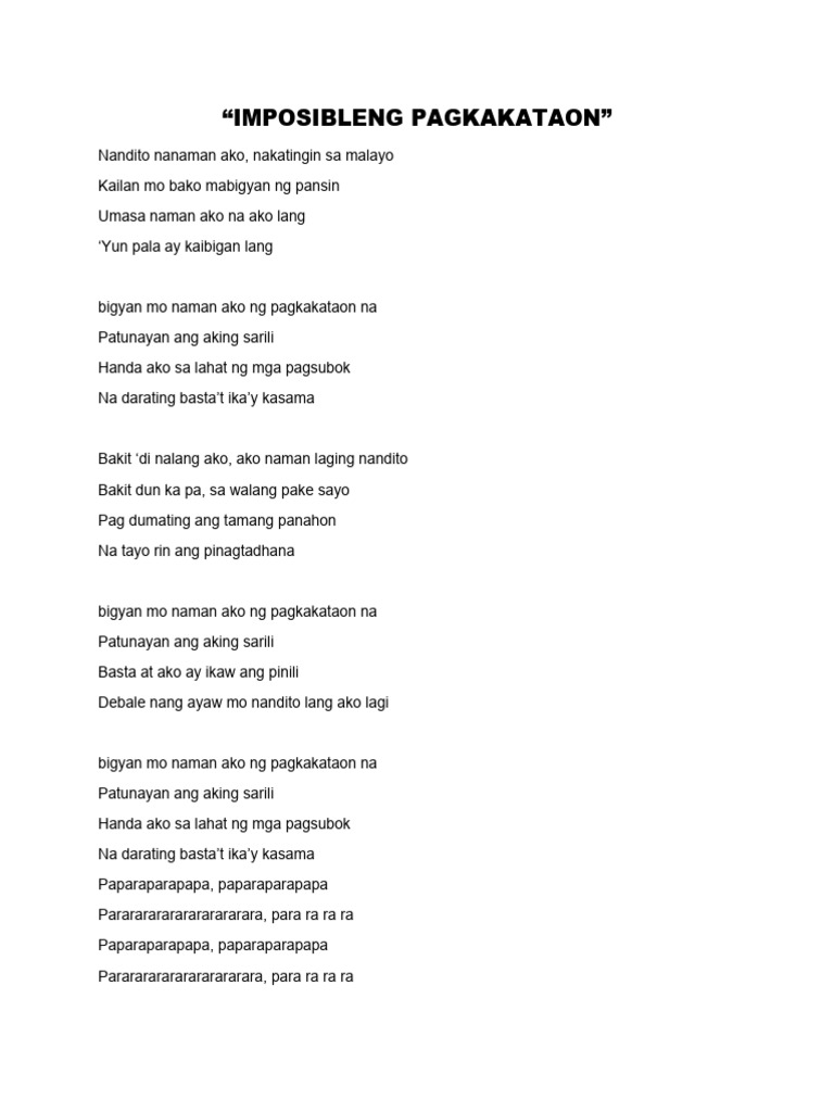 Filipino - Tulawit (Group 2) | PDF