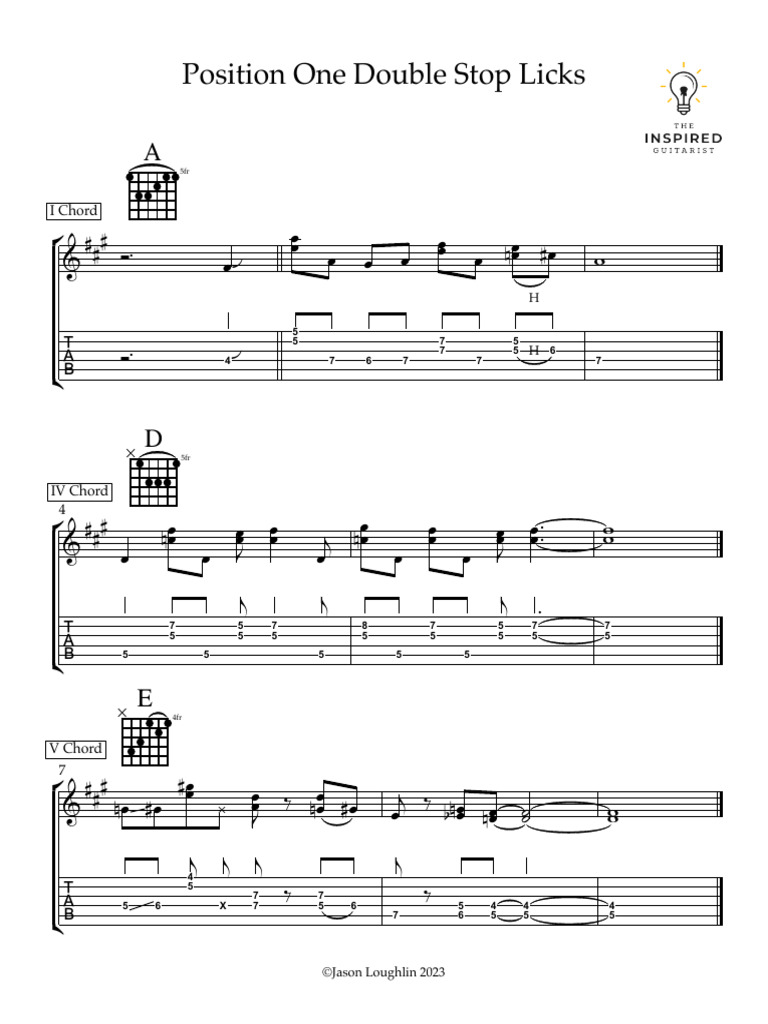 Position One Double Stop | PDF