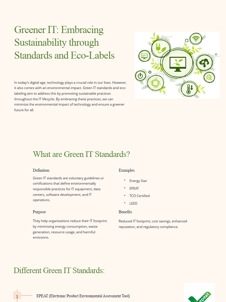 Green IT | PDF | Life Cycle Assessment | Green Building