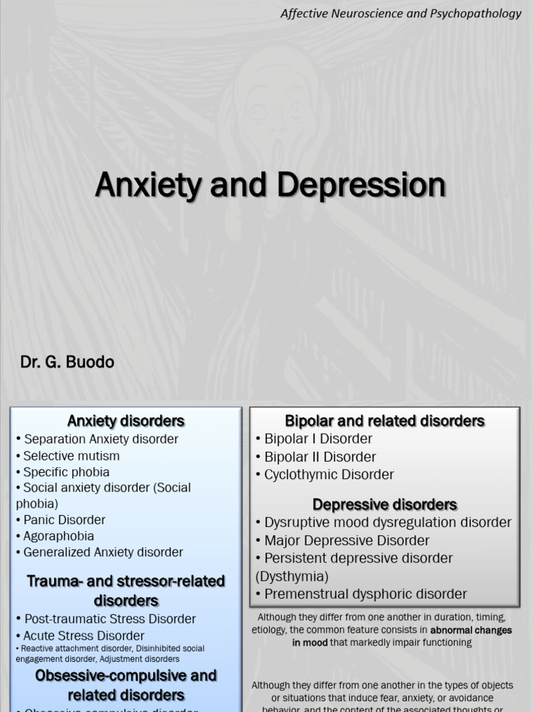 Anxiety and Depression | PDF