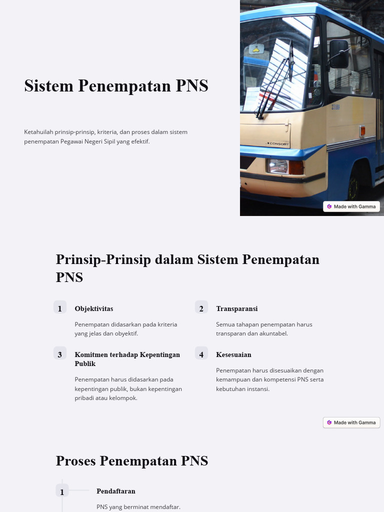Sistem Penempatan PNS | PDF