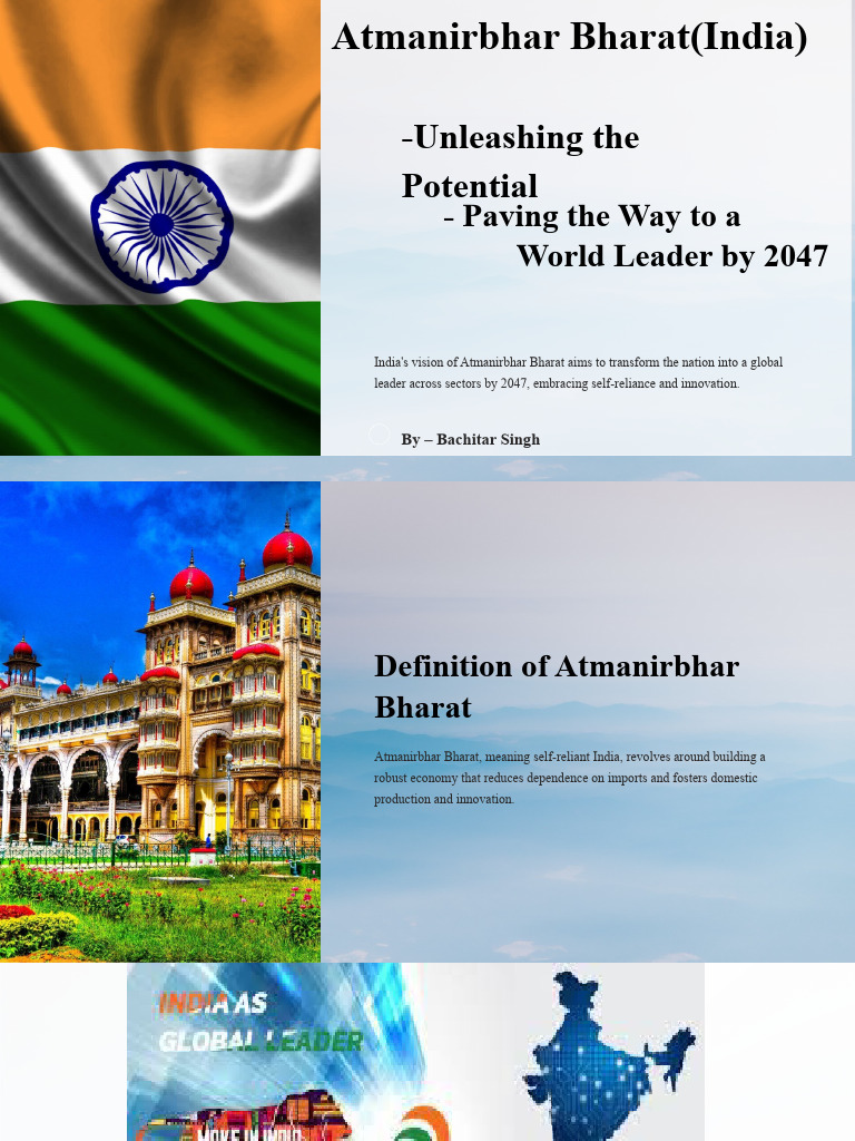 Atmanirbhar Bharat | PDF | Innovation | Economic Growth