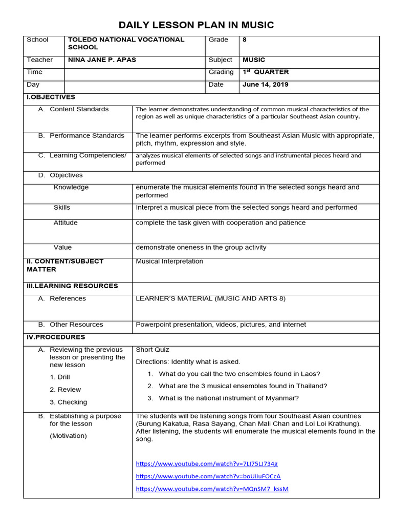 APAS Sample Lesson PLan | PDF | Cigarette | Tobacco Smoking