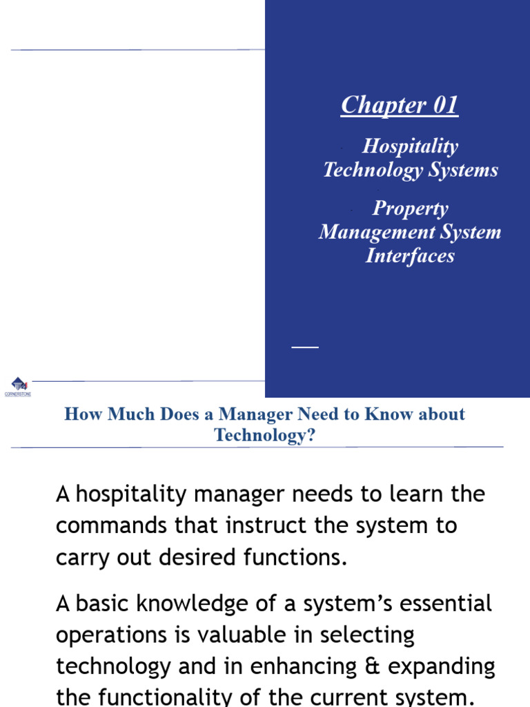 Hospitality Technology Systems Overview | PDF | Point Of Sale | Computing