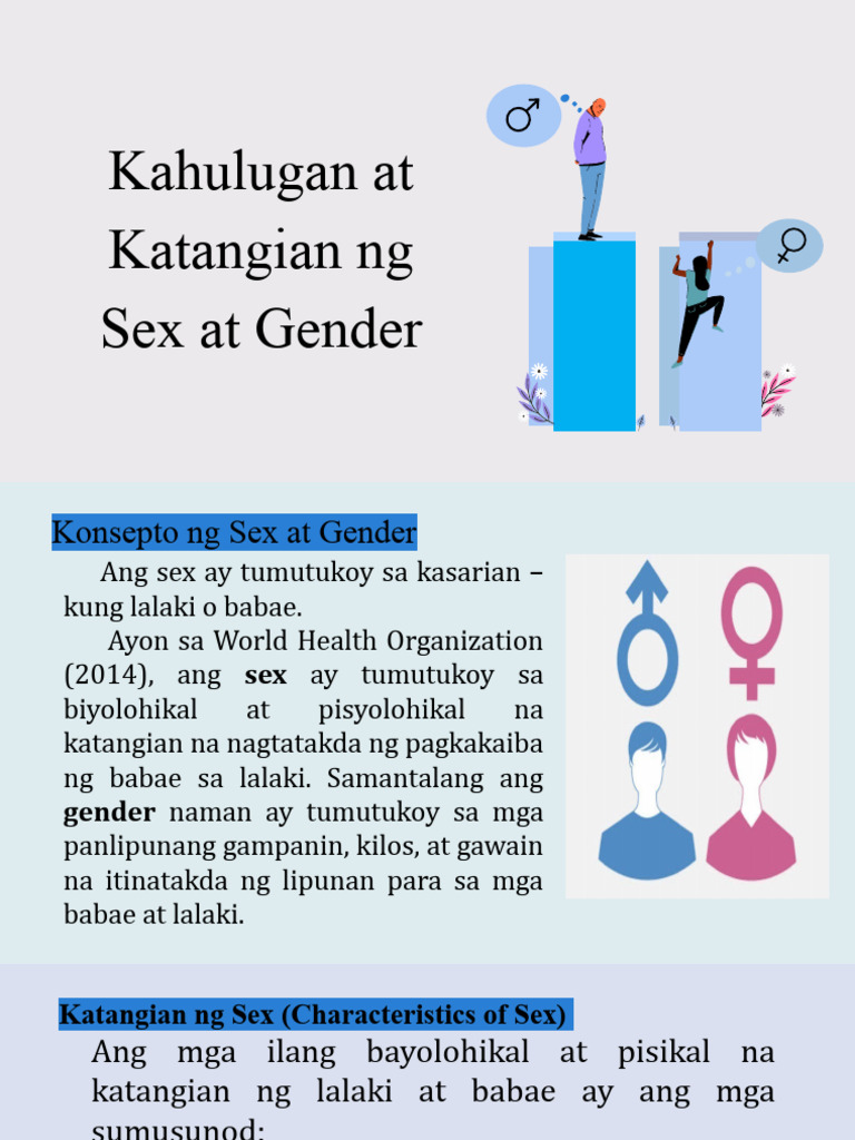 Week 1 PPT Gender at Sex Edited | PDF