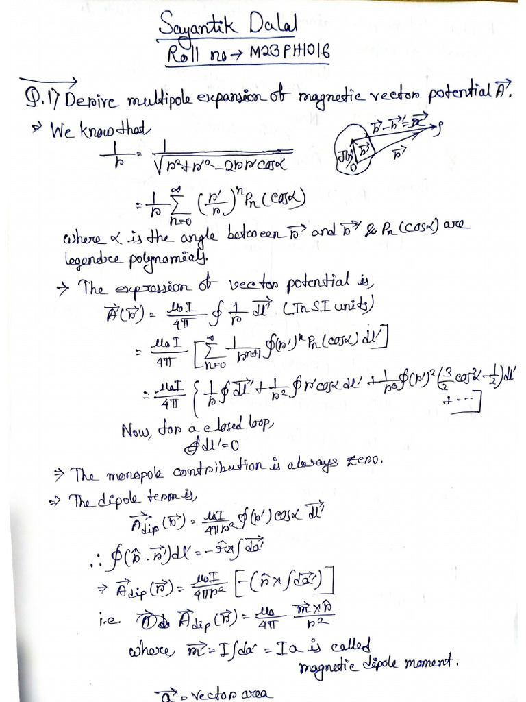 Electrodynamics Assignment | PDF