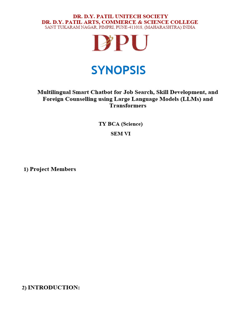 Synopsis 2 | PDF