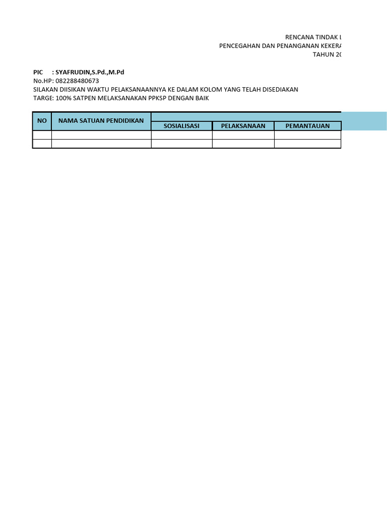 RTL PPKSP 2024 | PDF